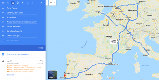 Quantos dias ficar em uma cidade e como otimizar o itinerário de viagem